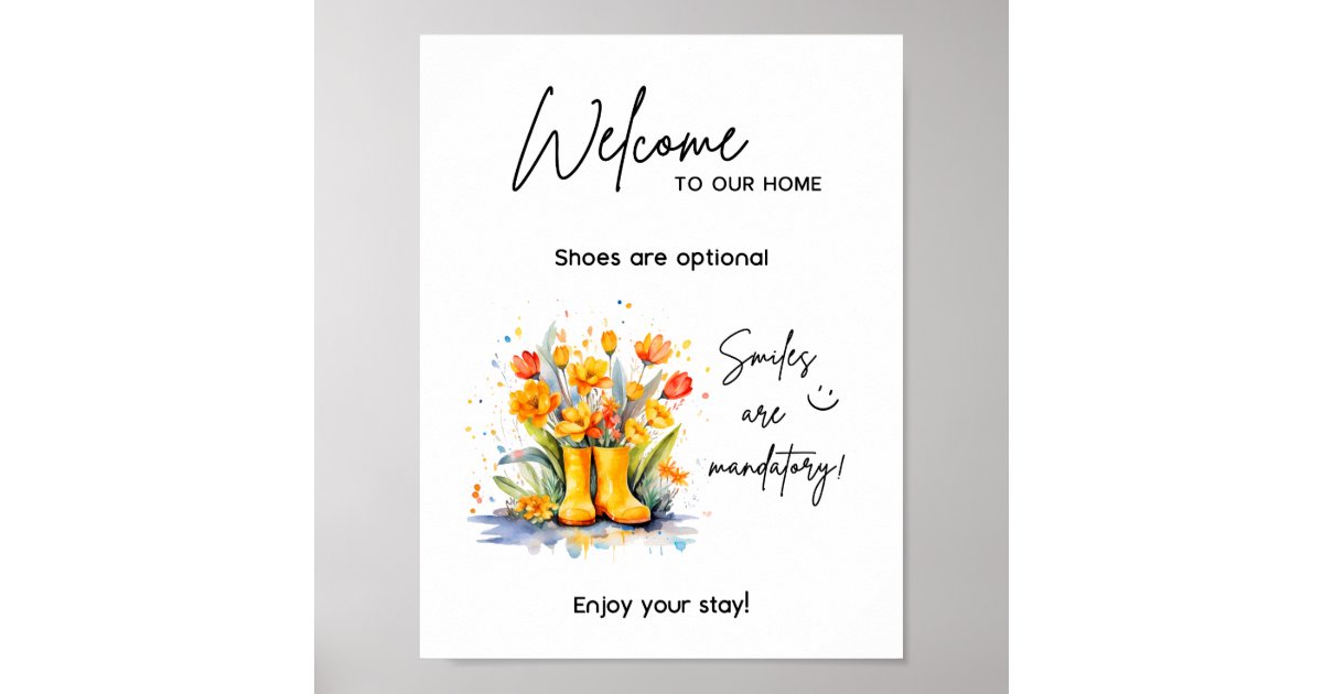 Vacation Rental House Welcome Sign | Zazzle