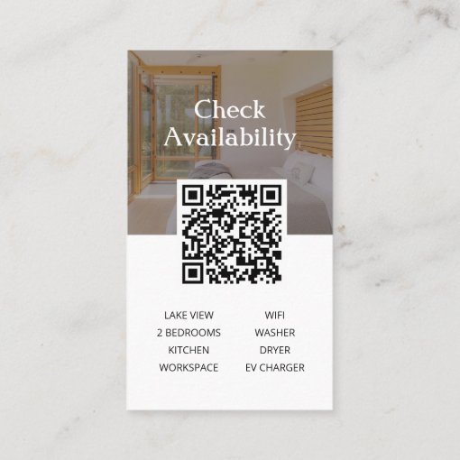 Vacation Rental Property Business Card | Zazzle
