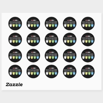 Vaccine Shots Let's Party Vaccination Humor Classic Round Sticker | Zazzle