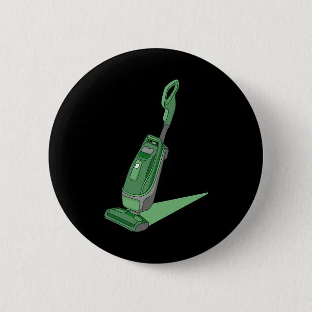 Vacuum Cleaner Housekeeper Housekeeping Cleaning G Button | Zazzle