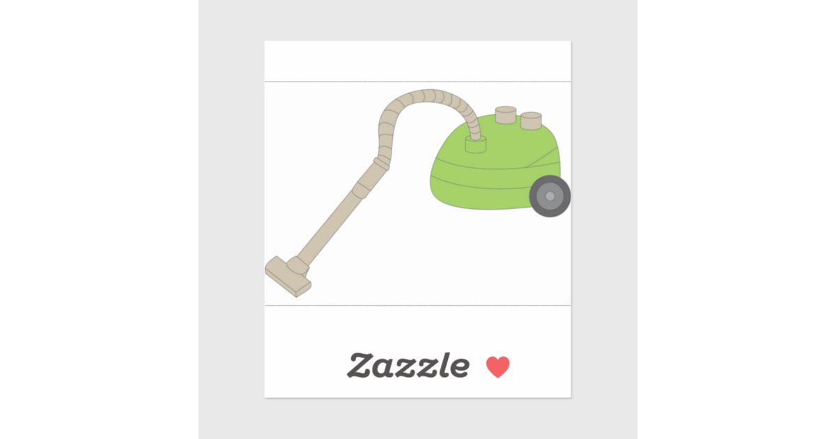 Vacuum Cleaner Sticker | Zazzle