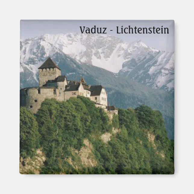 Vaduz Castle - Lichtenstein Magnet | Zazzle