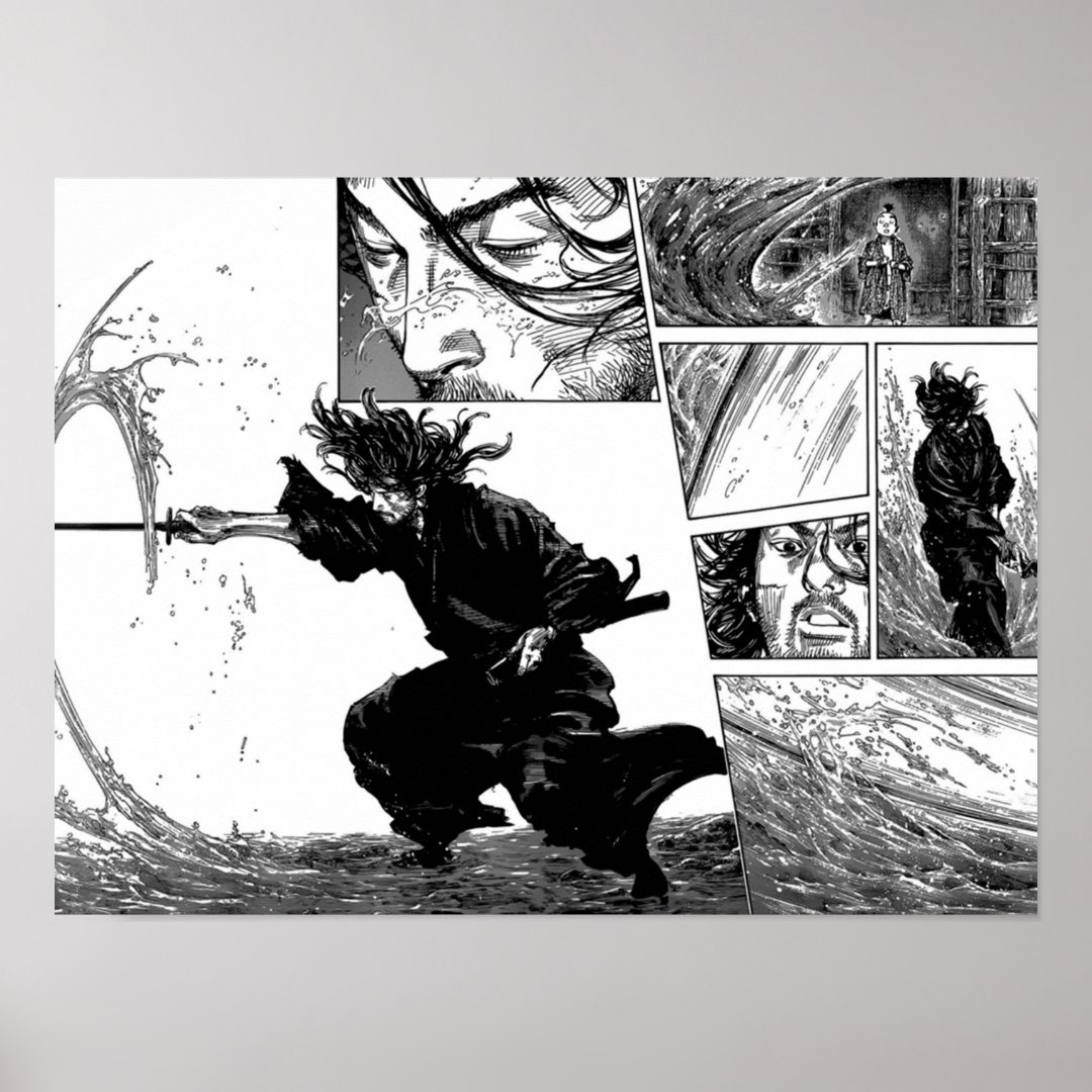 Vagabond Manga Panel Poster | Zazzle