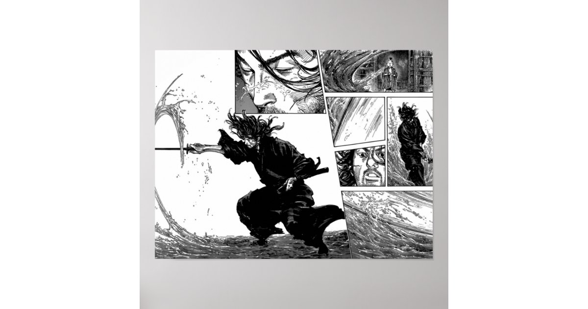 Vagabond Manga Panel Poster | Zazzle