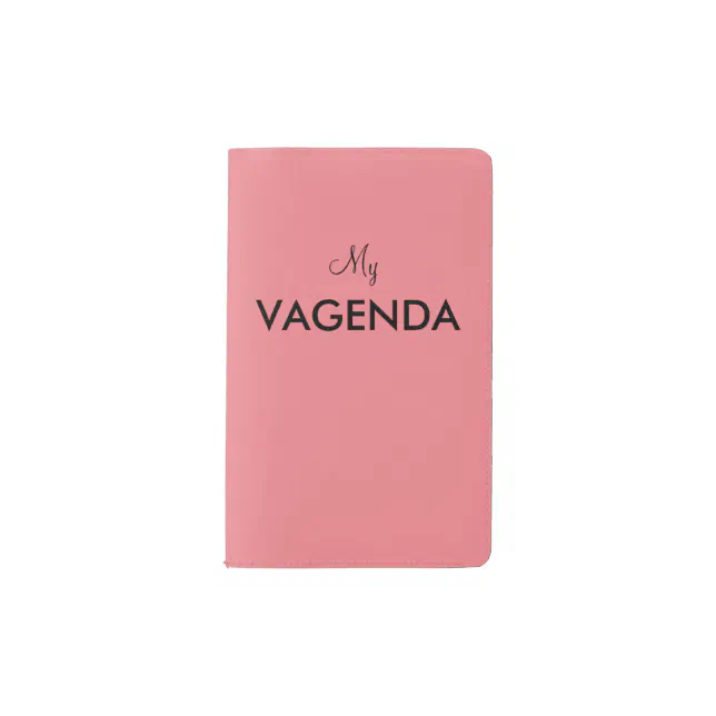 Vagenda moleskine notebookcover | Zazzle