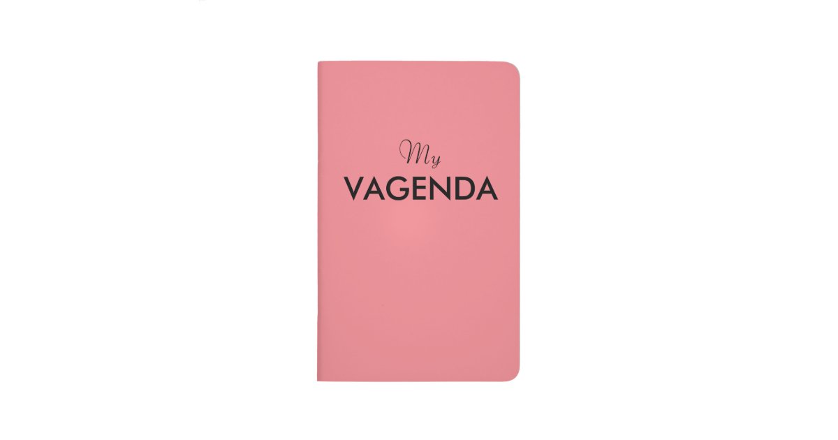 Vagenda pocket journal | Zazzle