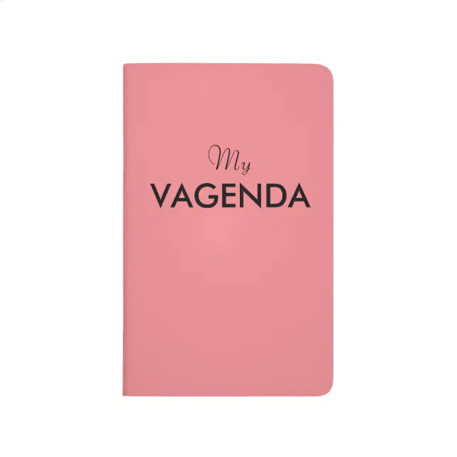 Vagenda pocket journal | Zazzle