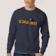 Vagrant in Distressed Font with Black Ant Sweatshirt | Zazzle
