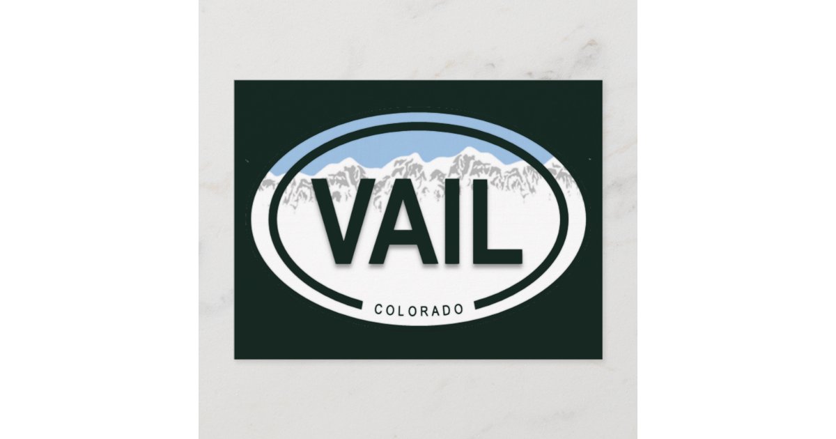 Vail Colorado Rocky Mountain Postcard | Zazzle