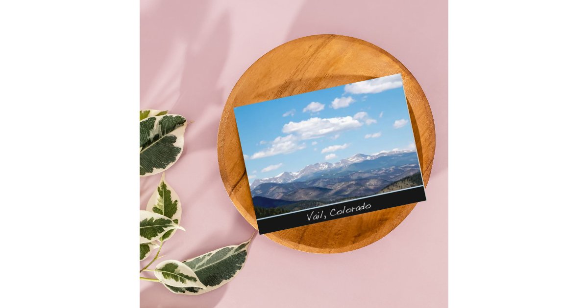 Vail Mountains Colorado Postcard | Zazzle