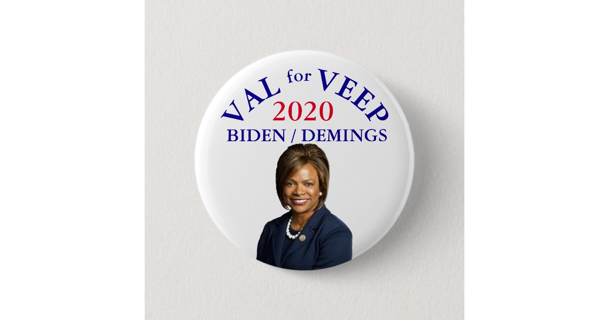 Val Demings for Vice President 2020 Button | Zazzle