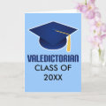 Valedictorian Graduation Congratulations Card | Zazzle