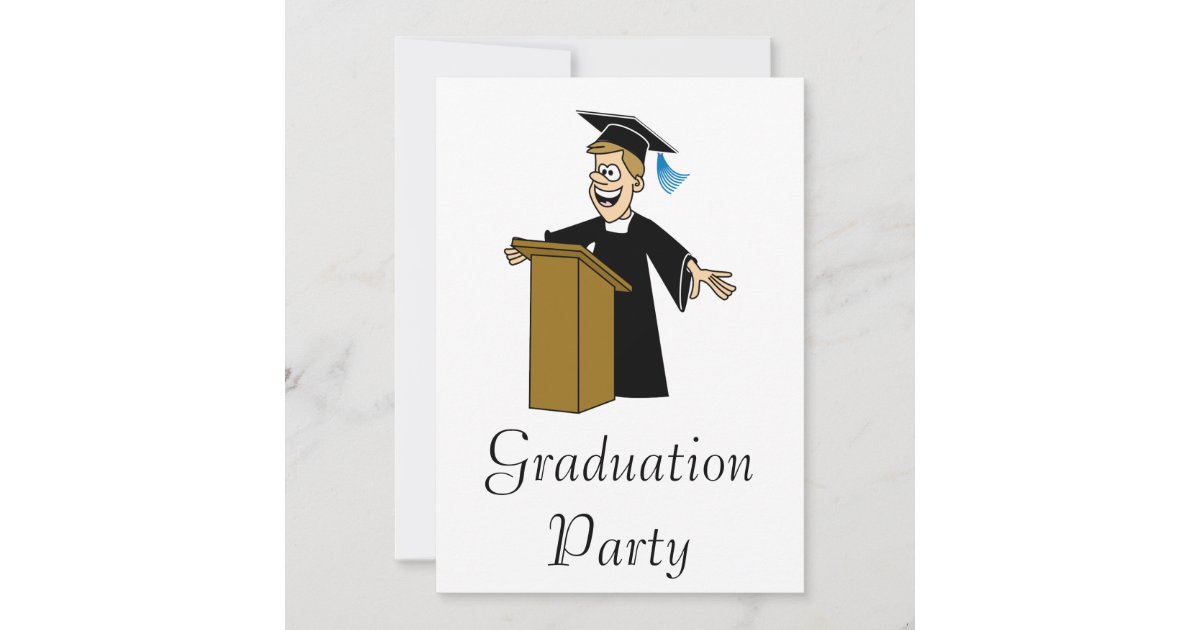 Valedictorian Invitation | Zazzle