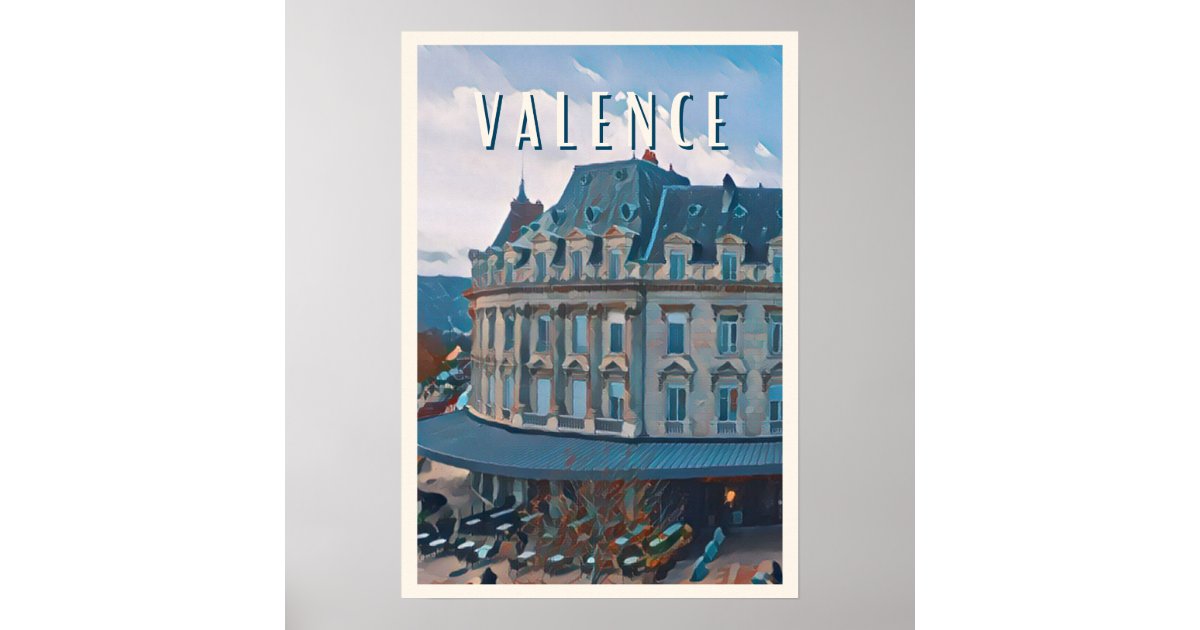 Valence Photo Vintage Poster | Zazzle