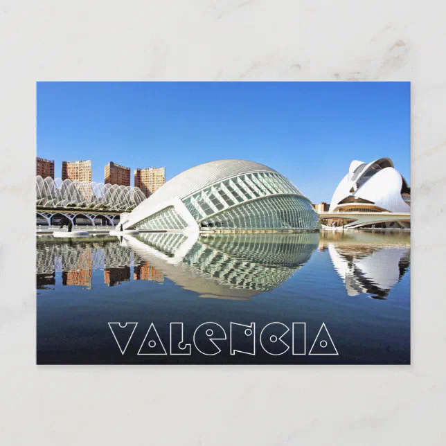 Valencia, City of Arts and Sciences Postcard | Zazzle