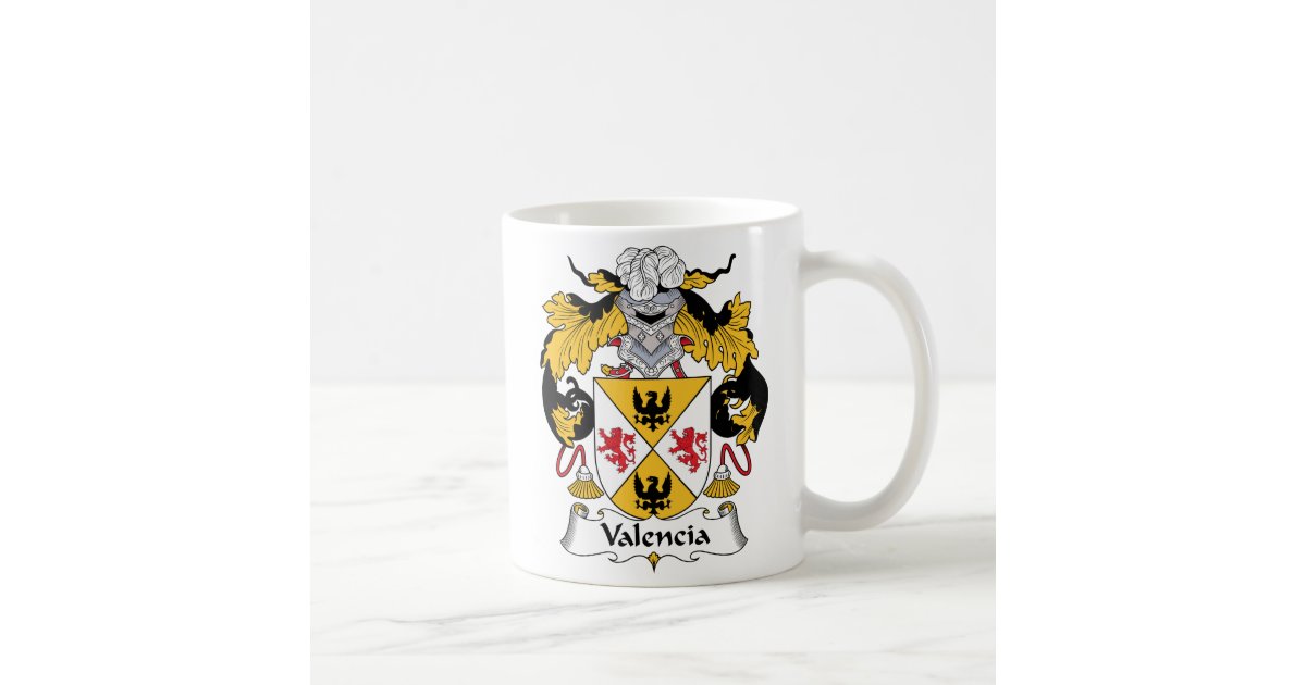 Valencia Family Crest Coffee Mug | Zazzle