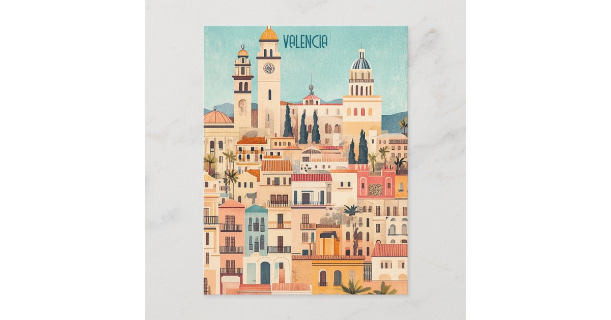 Valencia Spain Postcard | Zazzle
