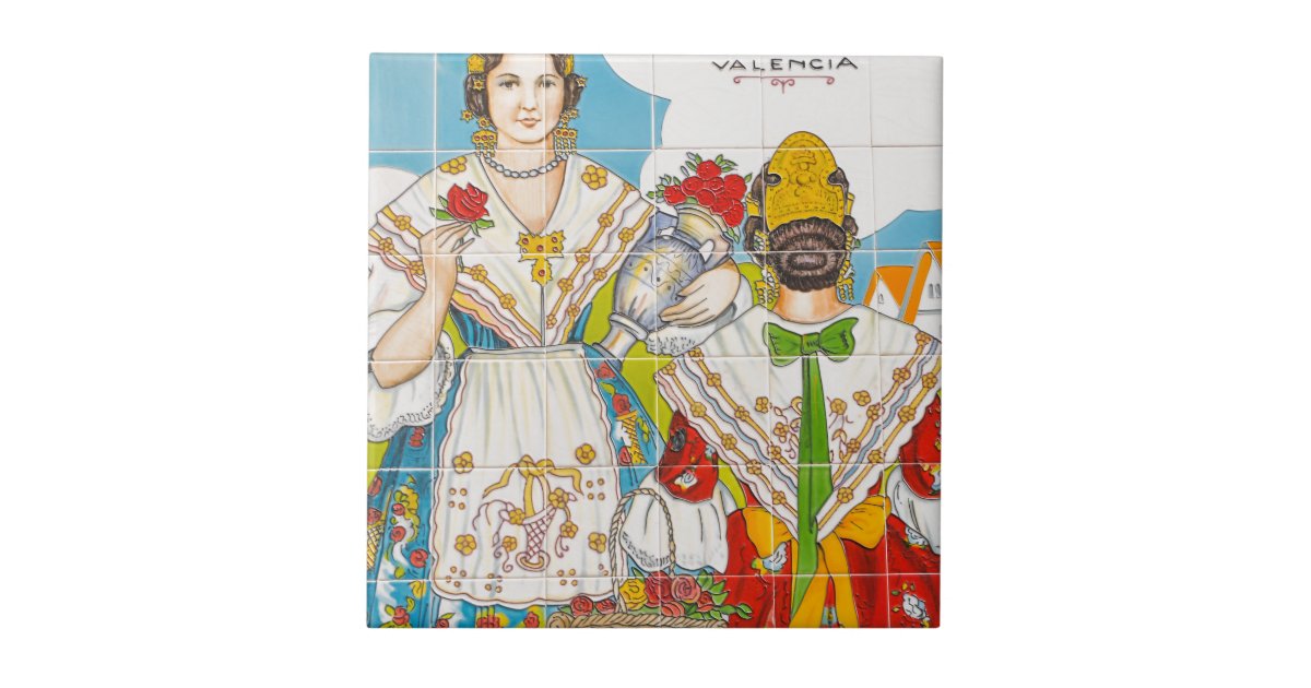 Valencia tile | Zazzle