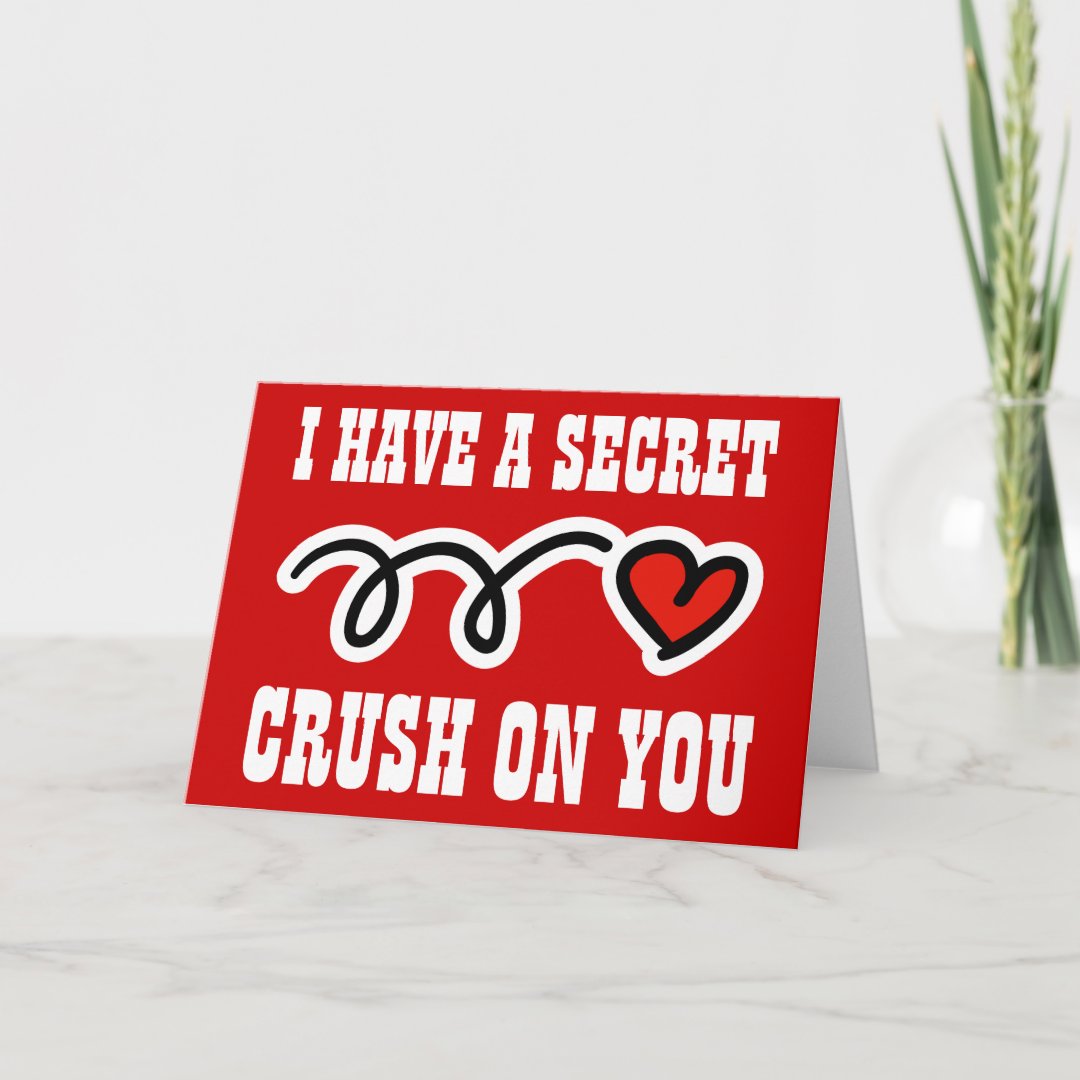 Valentine card with secret love message | Zazzle