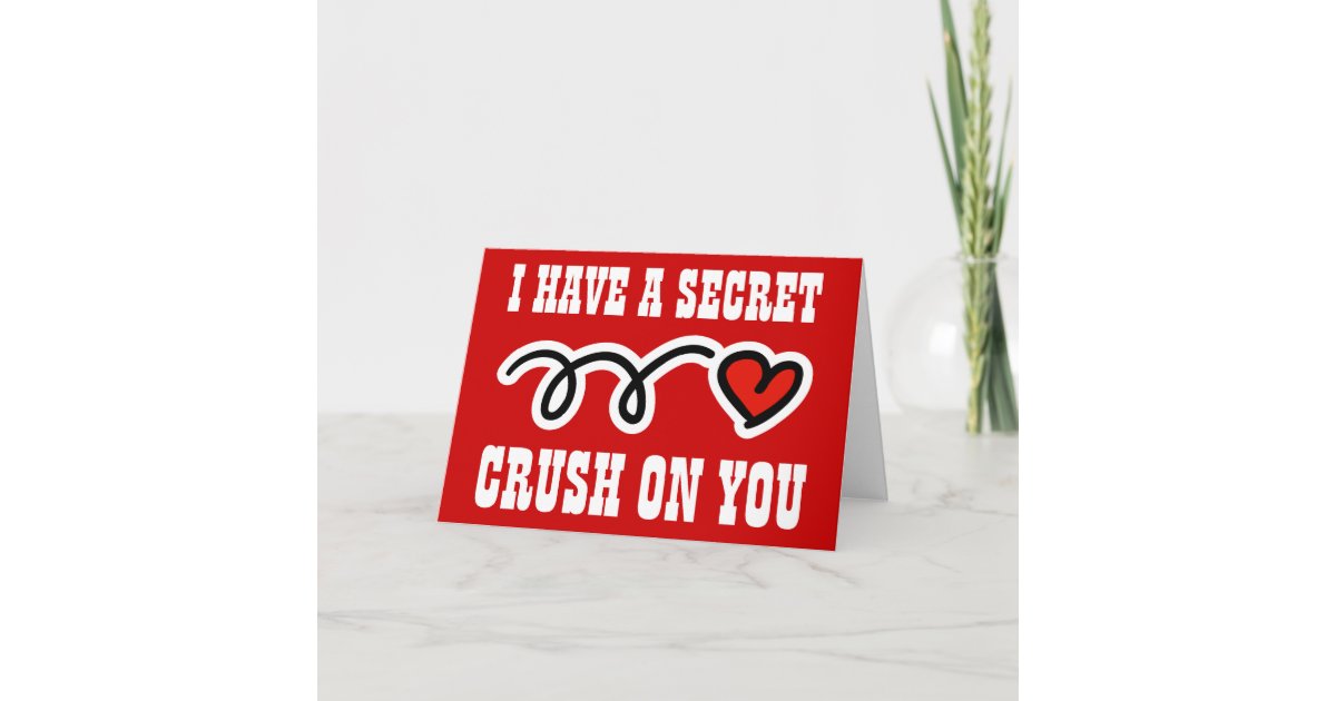 Valentine card with secret love message | Zazzle