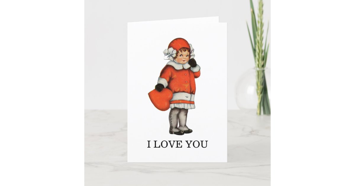 Valentine Child Holiday Card | Zazzle