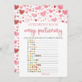 Valentine Children's Book Emoji Pictionary Game Invitation | Zazzle