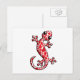 Valentine Gecko Lizards Holiday Postcard | Zazzle