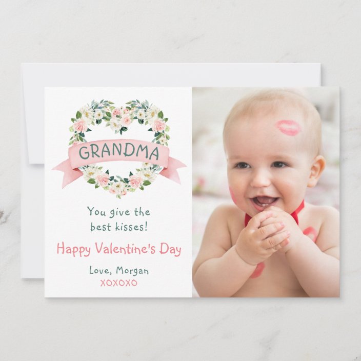 Valentine Photo Card for Grandparent | Zazzle.com