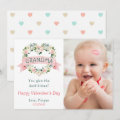 Valentine Photo Card for Grandparent | Zazzle