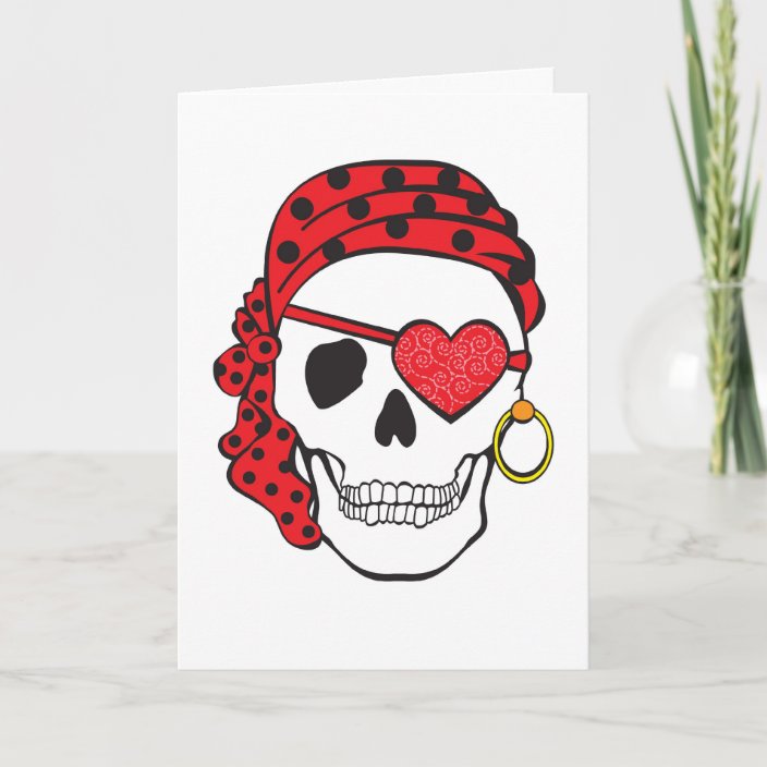 Valentine Pirate Card | Zazzle.com