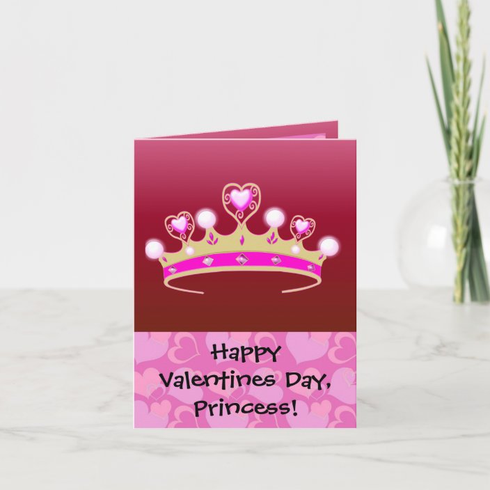 Valentine Princess Holiday Card | Zazzle.com