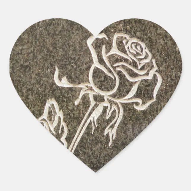 Valentine’s Day Rose Sticker | Zazzle