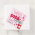 Valentine Soda Gift Tag | Zazzle