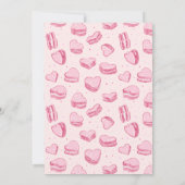 Valentine theme Pink Hearts Birthday Party Thank You Card | Zazzle
