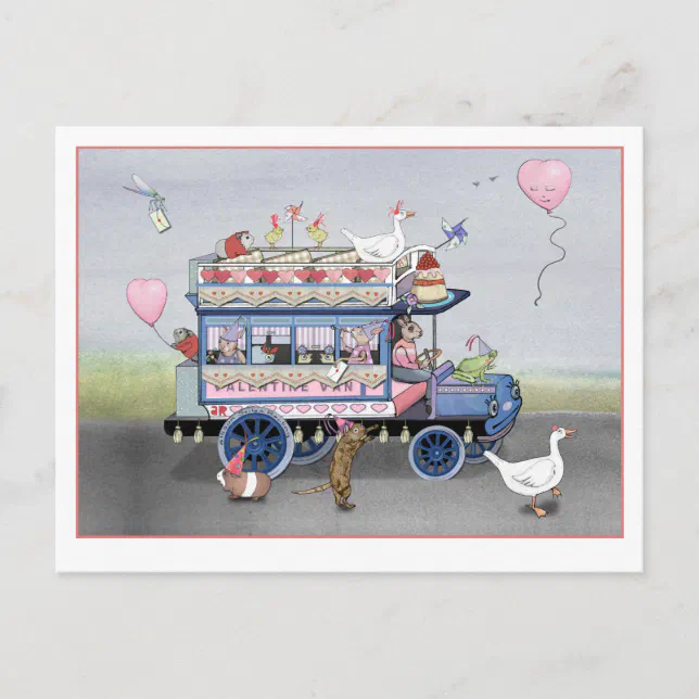 Valentine Van Postcard | Zazzle