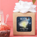 Valentine, you are out of this world! square sticker | Zazzle