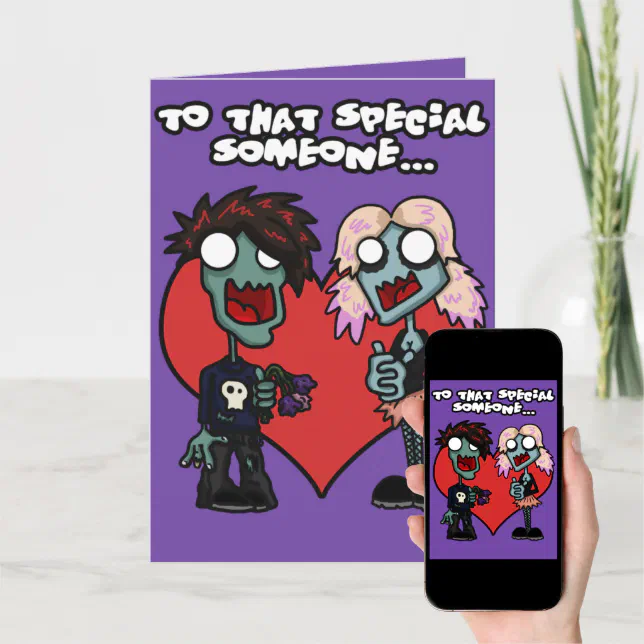 Valentine Zombies Card | Zazzle