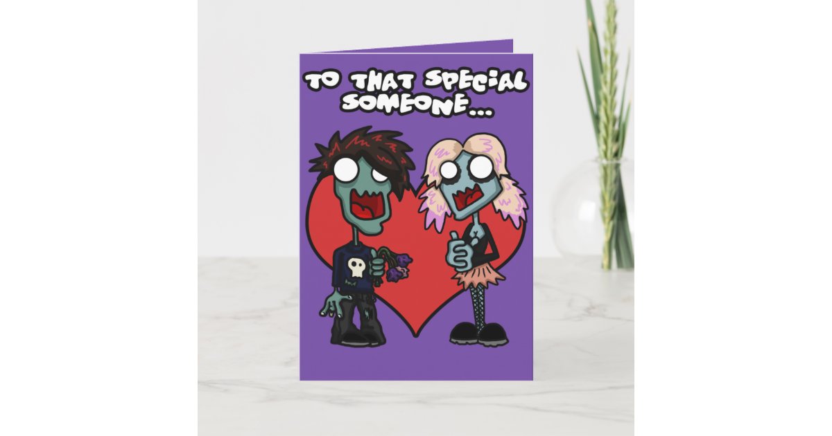Valentine Zombies Card | Zazzle