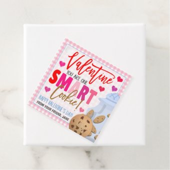 Valentines Cookie Gift Tag | Zazzle