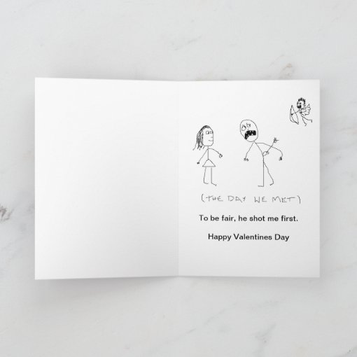 Valentines Day, and Murder Holiday Card | Zazzle