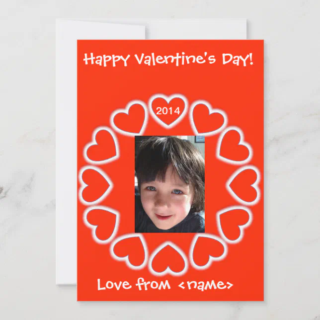 Valentine's Day card for kids English & Spanish | Zazzle