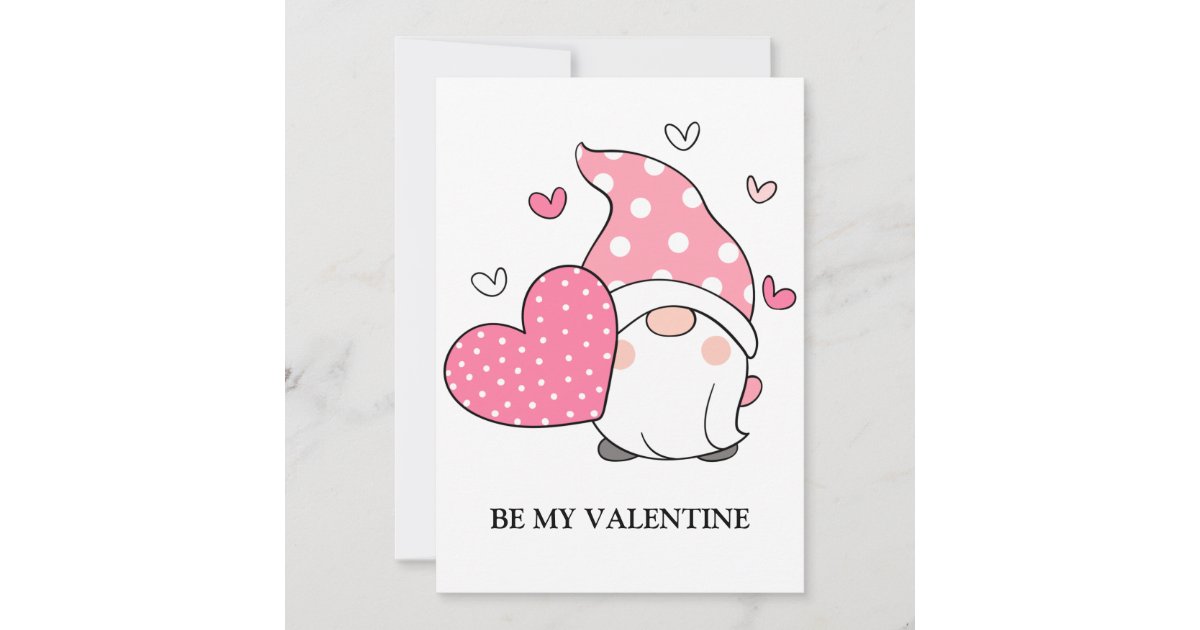 Valentines Day Cute Love Holiday Gnome | Zazzle
