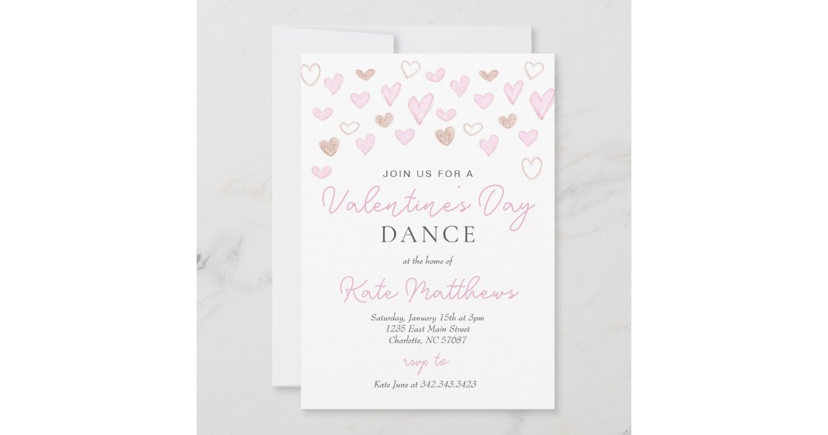 Valentines Day Dance Invitation | Zazzle