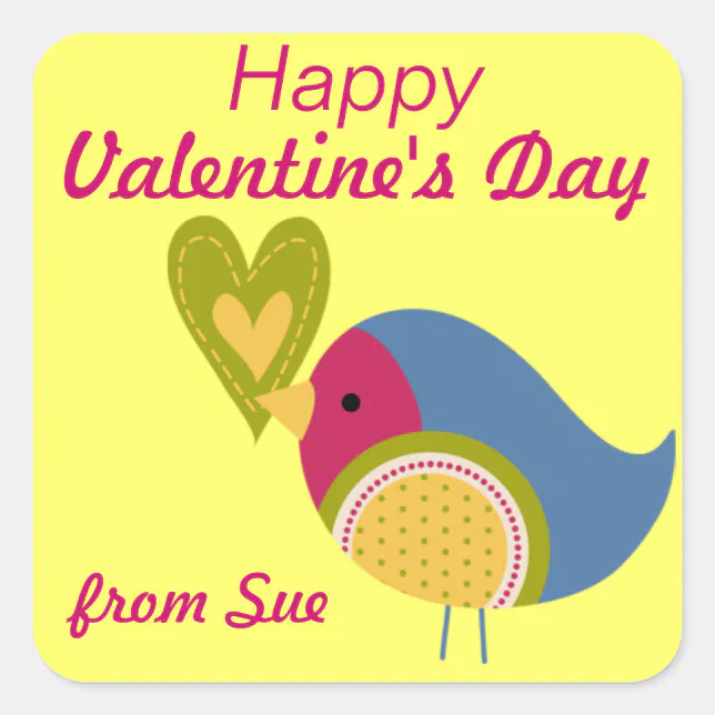Valentine's Day Gift Stickers | Zazzle
