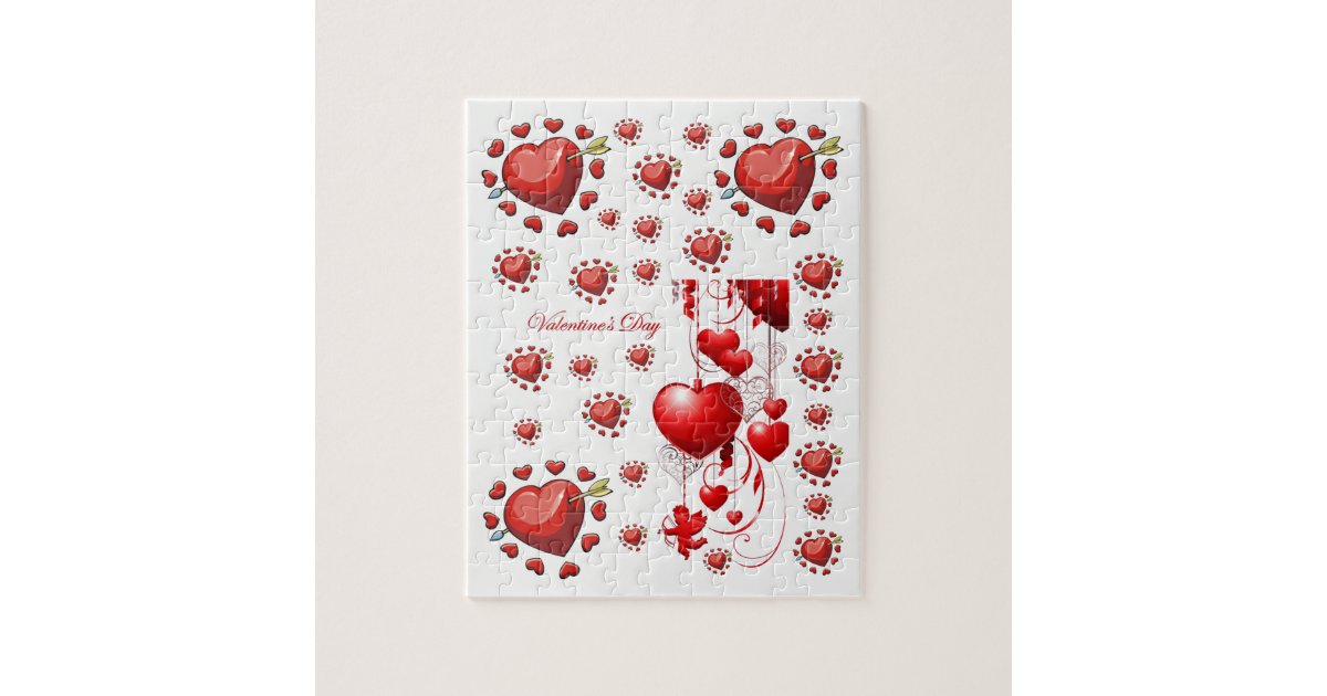 Valentine's Day Jigsaw Puzzle | Zazzle