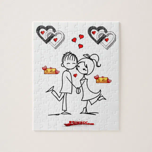 Valentine's Day Jigsaw Puzzle | Zazzle