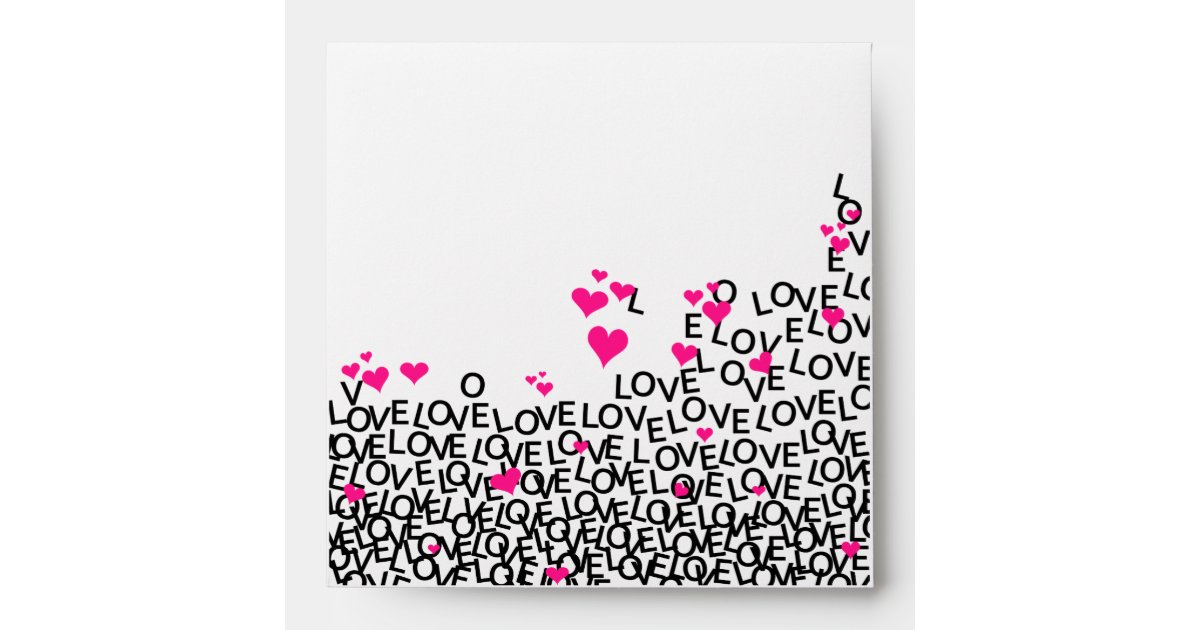 Valentine's Day Love Envelope | Zazzle