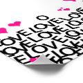 Valentine's Day Love Poster | Zazzle
