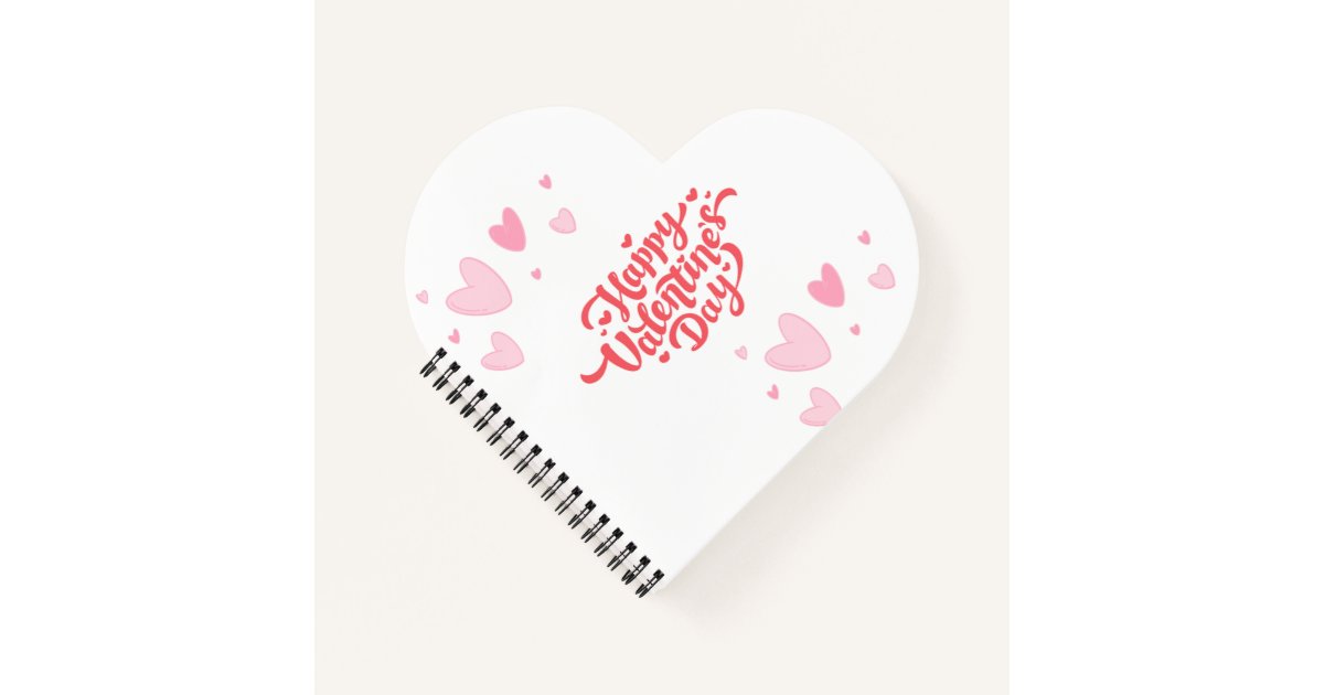 Valentine's Day Notebooks | Zazzle
