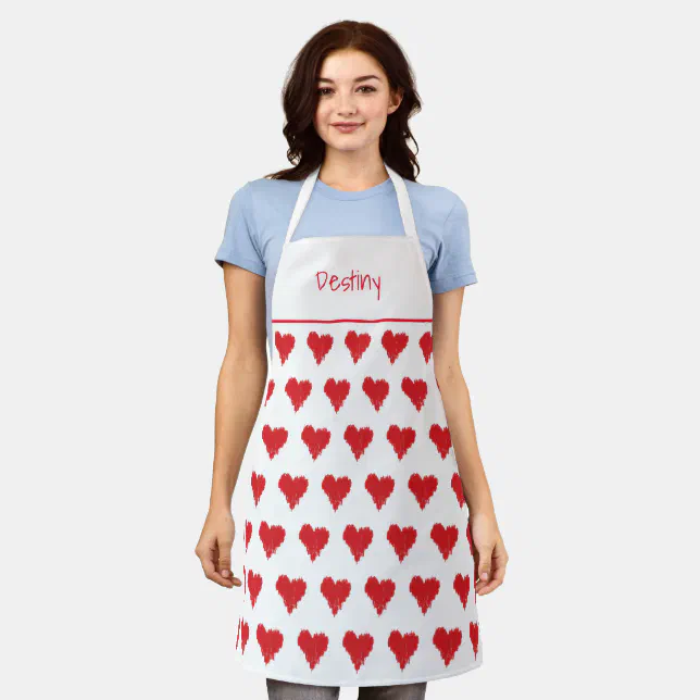 Valentine's Day Personalized Apron | Zazzle